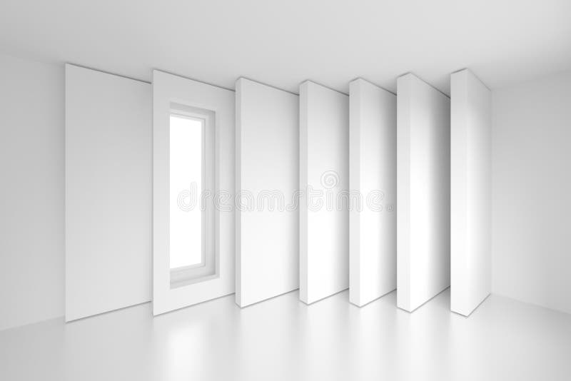 3d White Modern Background stock illustration. Illustration of dream ...