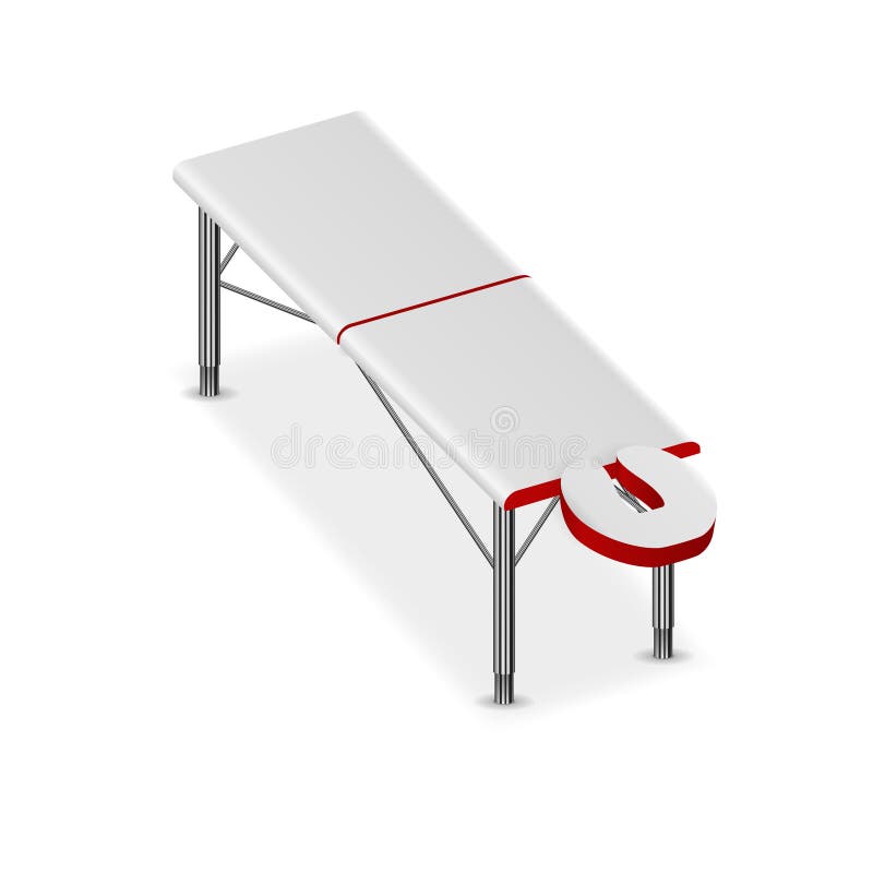 Massage Table Line Icon Concept. Massage Table Vector Linear ...