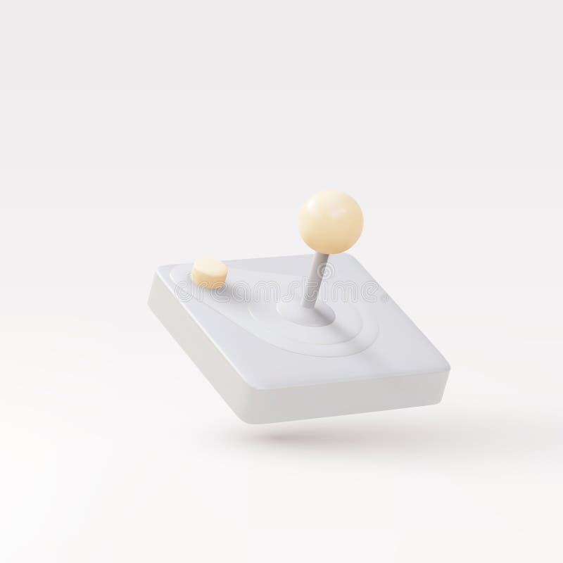3d White Old Realistic Gamepad. Vector Illustration Stock Vector ...
