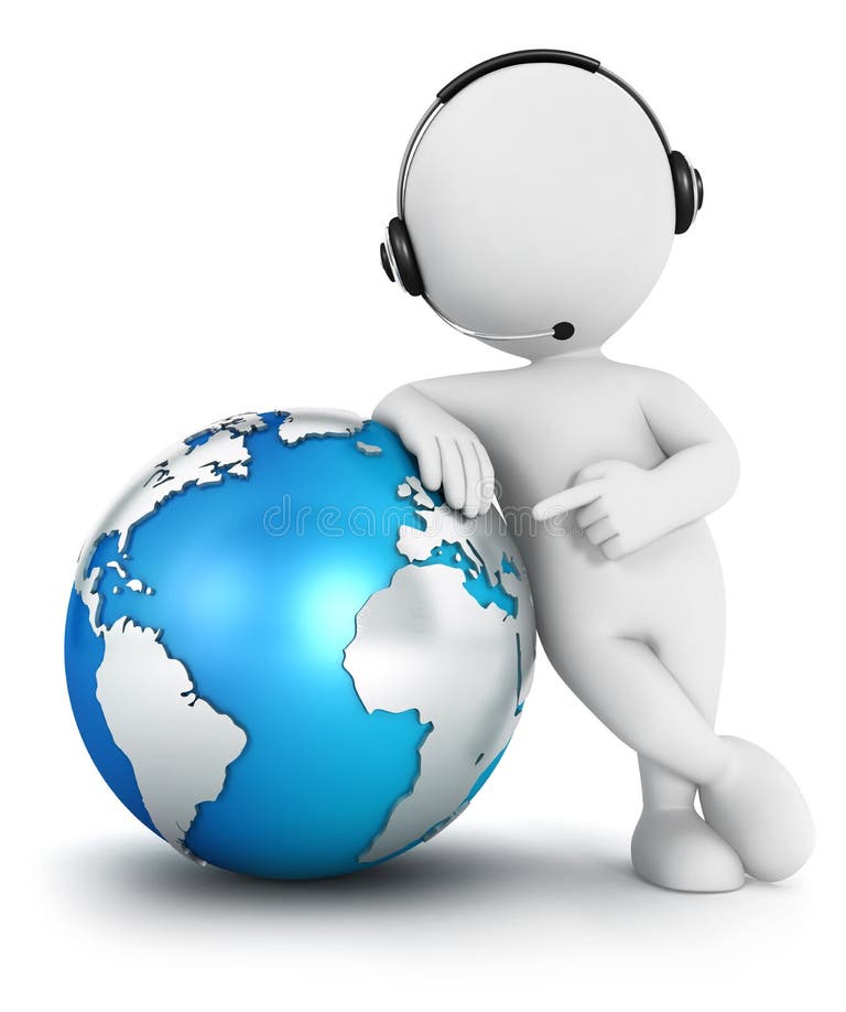 3d White People Global Communication Stock Illustrations – 4,872 3d ...