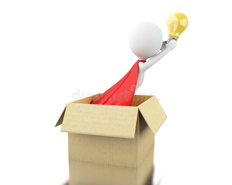 Out Of The Box Thinking Clipart