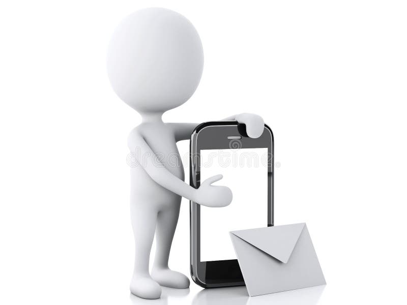 3d Small White Man Smart Stock Illustrations – 109 3d Small White Man ...