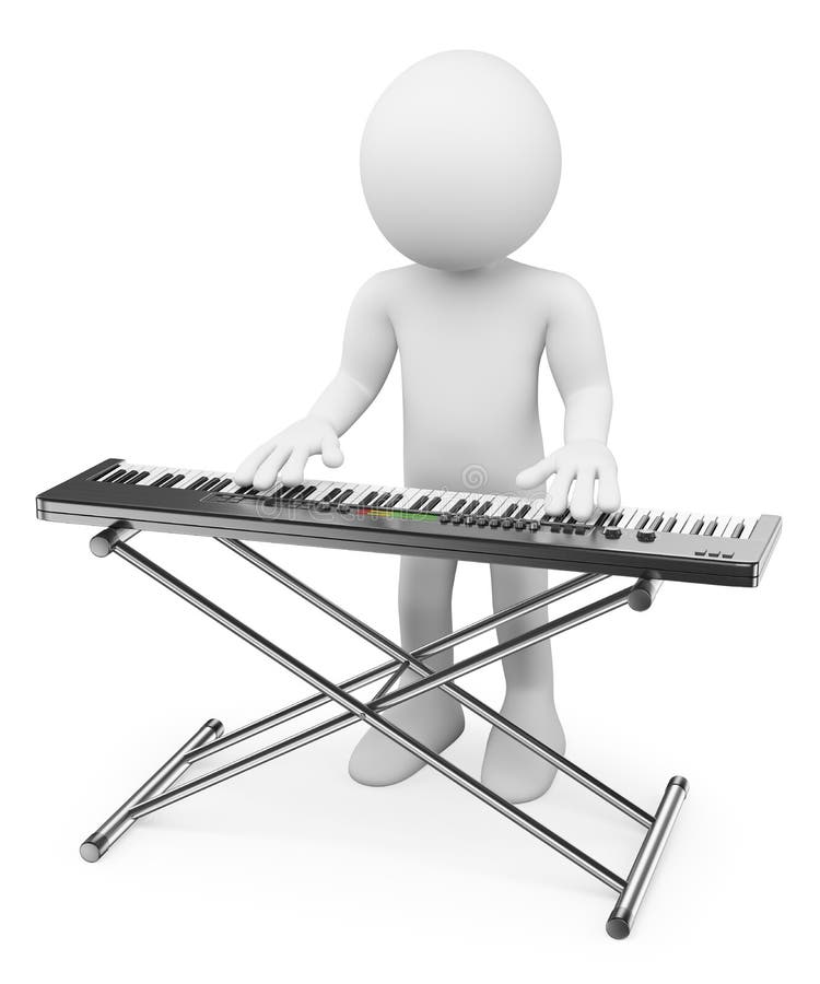 2+ Man playing electric keyboard Free Stock Photos - StockFreeImages