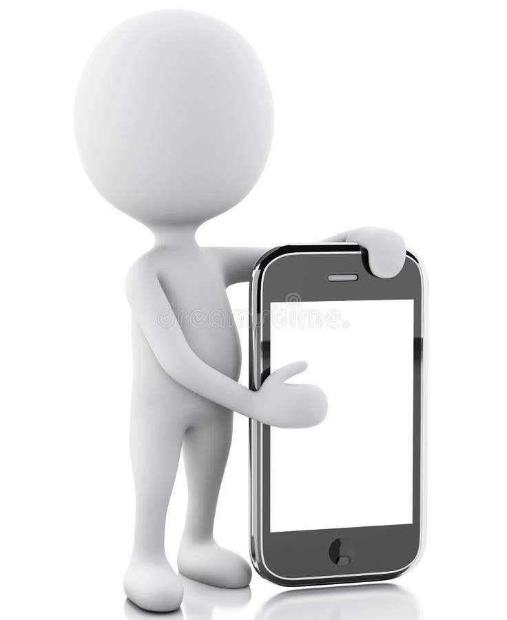 3d Small White Man Smart Stock Illustrations – 98 3d Small White Man ...