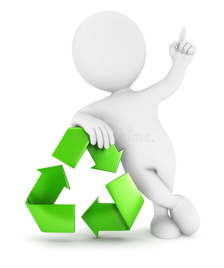Recycle logo and trash stock vector. Illustration of hand - 5705835