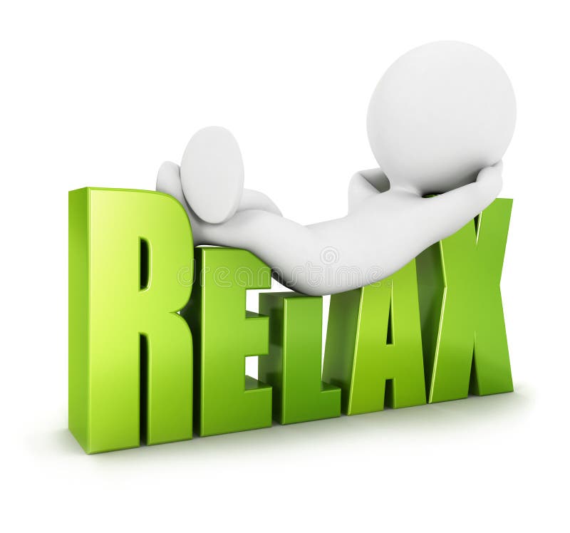 Relax Word Clipart