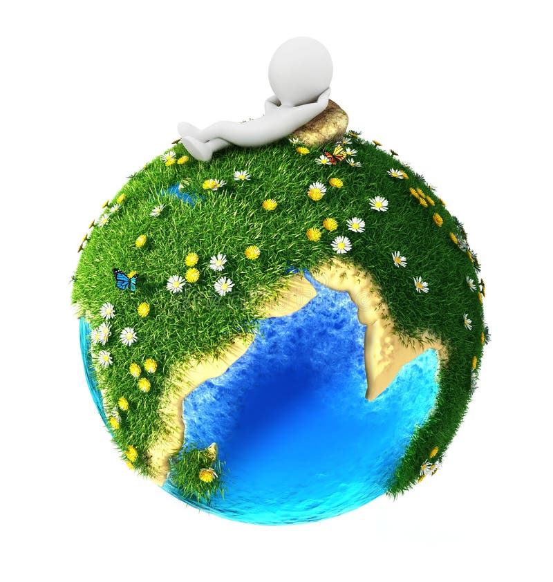 3D White People. Teamwork and Sport Stock Illustration - Illustration ...