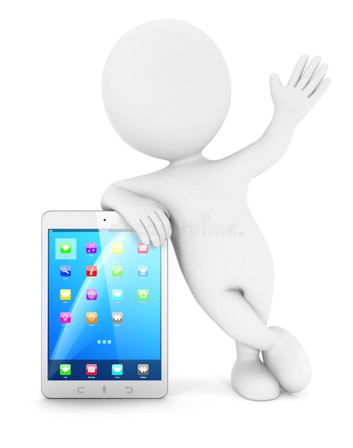 Digital People Tablet Stock Illustrations – 29,067 Digital People ...