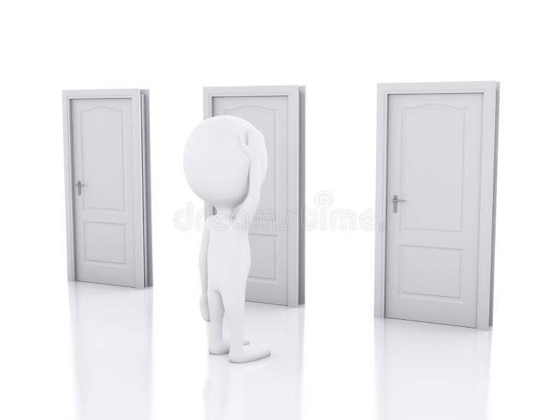Concept Choice Three Doors Stock Illustrations – 230 Concept Choice ...