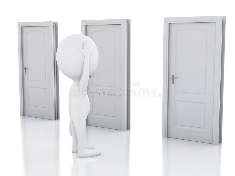 Concept Choice Three Doors Stock Illustrations – 230 Concept Choice ...