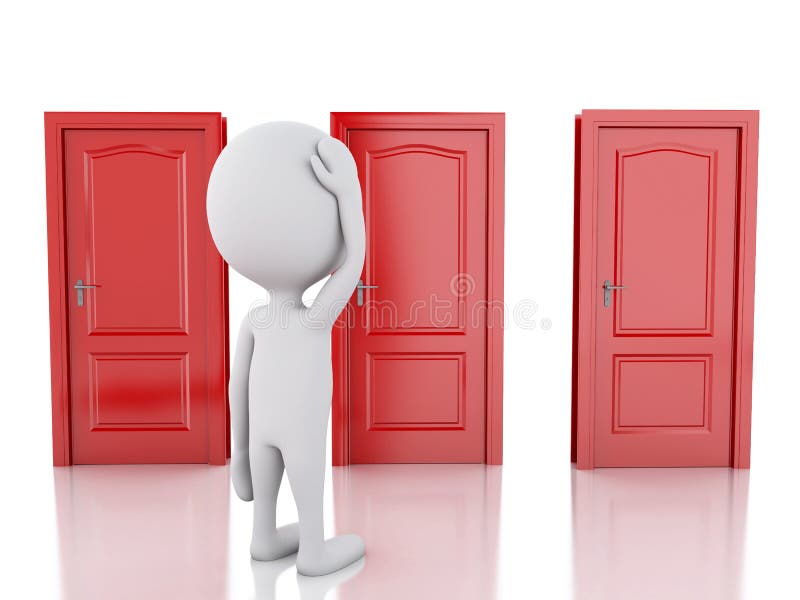 Concept Choice Three Doors Stock Illustrations – 230 Concept Choice ...
