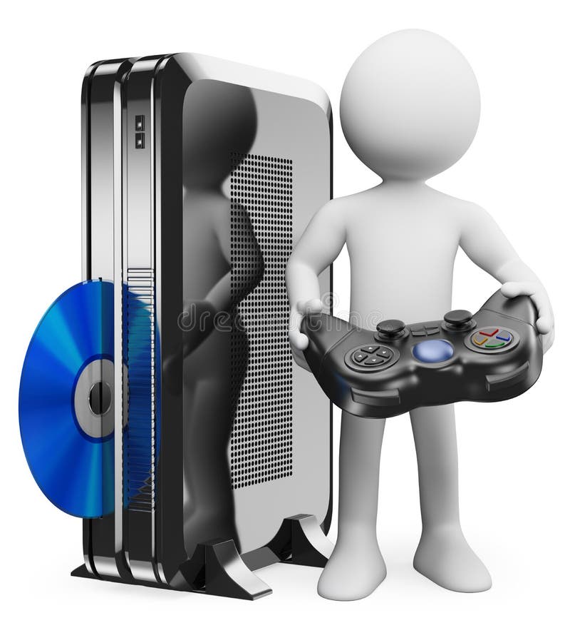 3d White People Video Game Console Stock Illustrations – 122 3d White ...