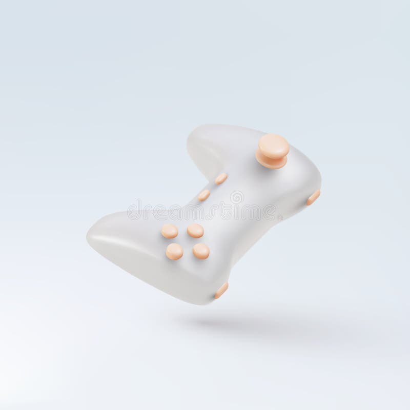 3d White Realistic Gamepad. Vector Illustration Stock Vector ...