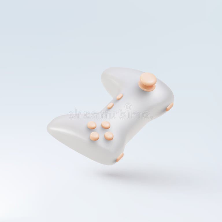 3d White Realistic Gamepad. Vector Illustration Stock Vector ...