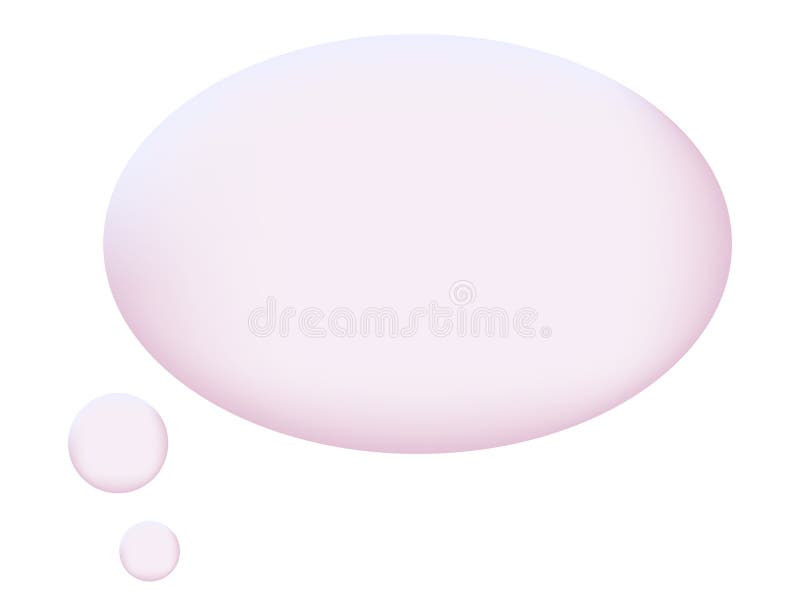 3d White Speech Bubble, Social Media Chat Message Icon. Empty Text ...