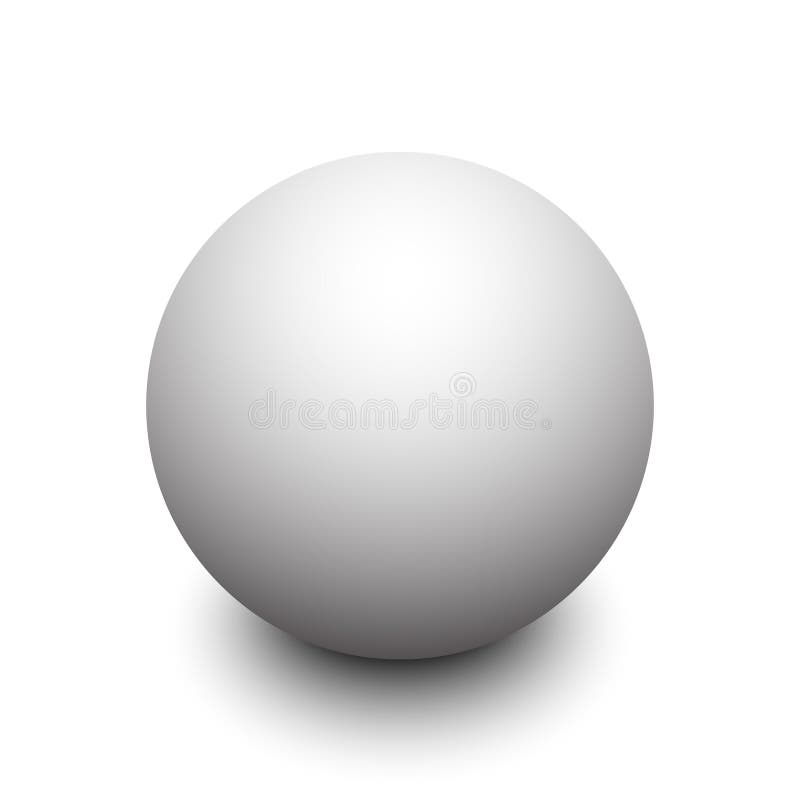 3d white sphere stock illustration. Illustration of light - 28142547
