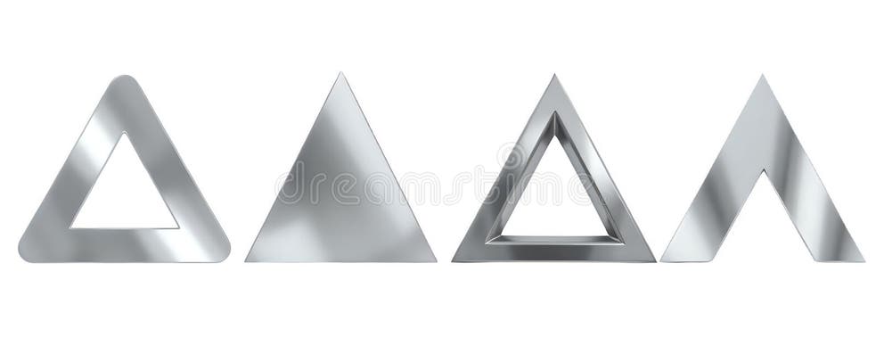 A 3d white triangle stock illustration. Illustration of wing - 398158094
