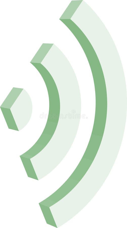 3d wi-fi sign stock vector. Illustration of icon, isolated - 90656082