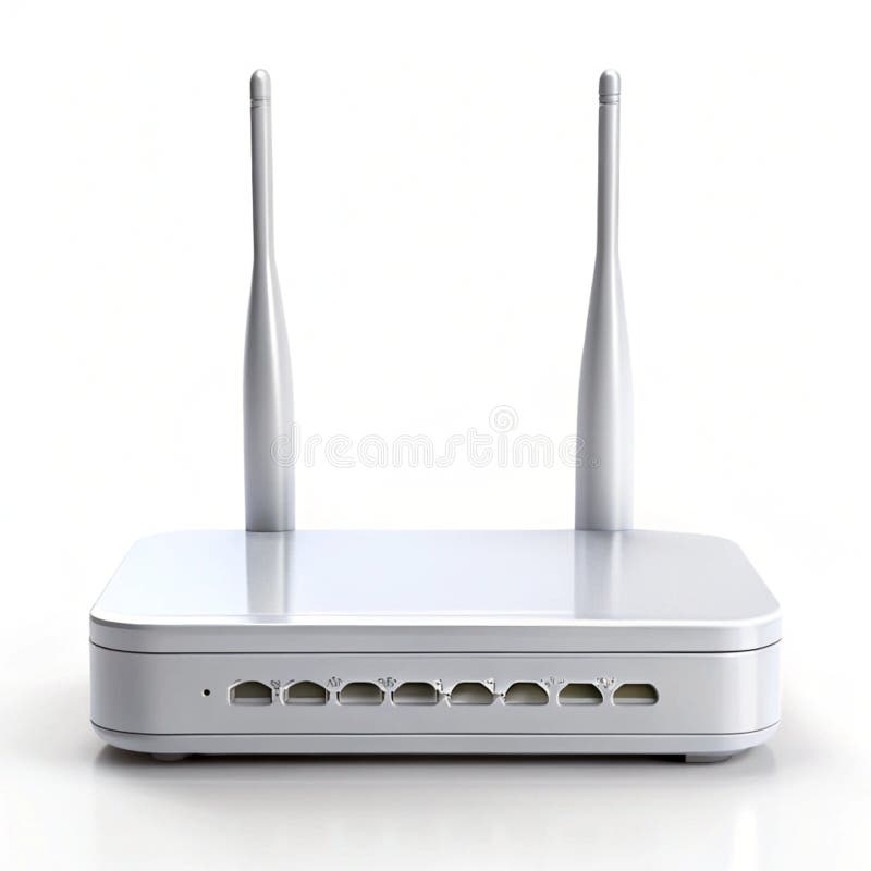 3d Wifi Router Isolated White Background Stock Photos - Free & Royalty ...