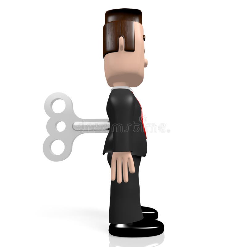 Wind Up Toy Business Man Stock Illustrations – 98 Wind Up Toy Business ...