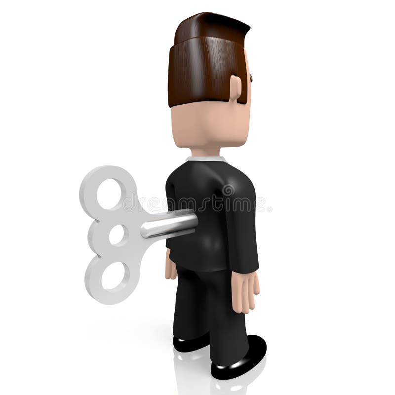 Wind Up Toy Business Man Stock Illustrations – 102 Wind Up Toy Business ...