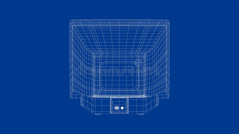 3d model of CRT Tv stock footage. Video of tube, model - 237783044