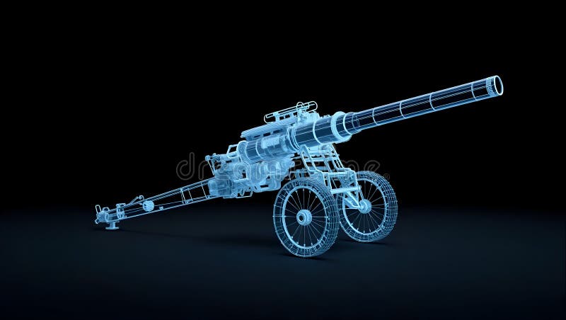 Artillery Cannon Gun for Army Military Defense War Industrial Equipment ...