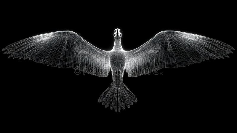 Wireframe Wings Stock Illustrations – 1,201 Wireframe Wings Stock ...