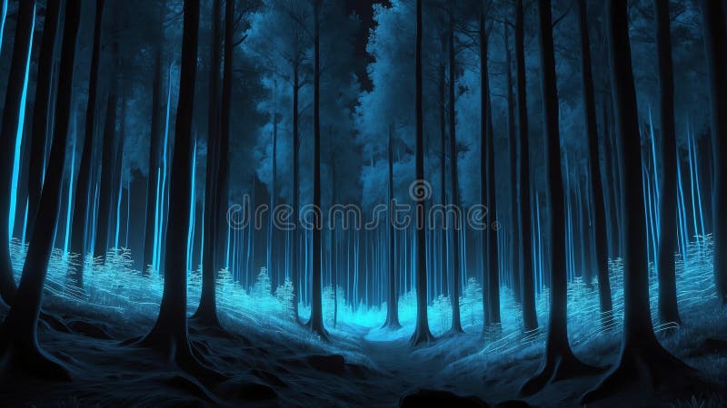 3d Wireframe Model of a Forest the Design Should Ai Generated Stock ...