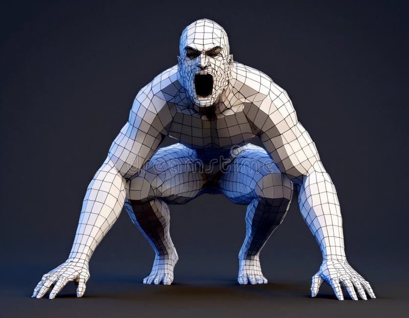 Wireframe Technique Stock Illustrations – 212 Wireframe Technique Stock ...