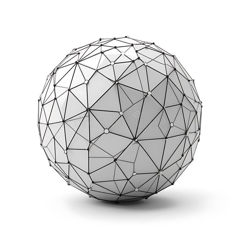 Wireframe Sphere White Background Stock Illustrations – 3,248 Wireframe ...