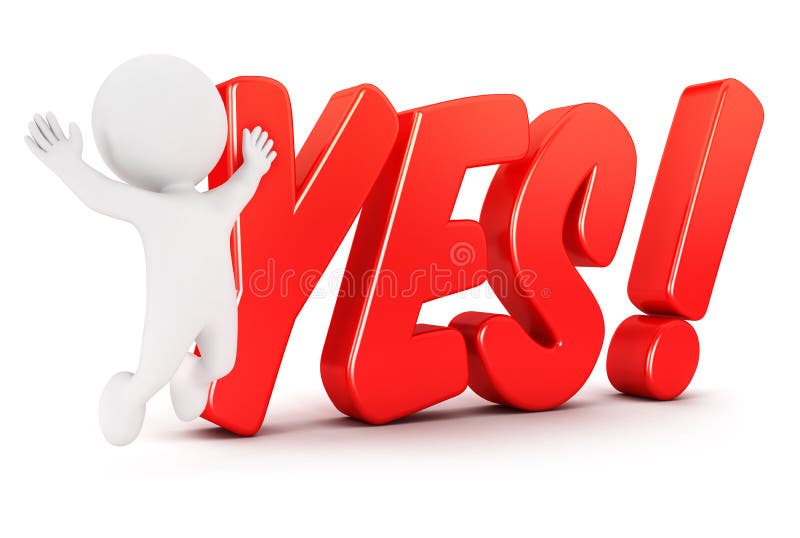 3D witte mensen ja stock illustratie. Illustration of grafiek - 35426186