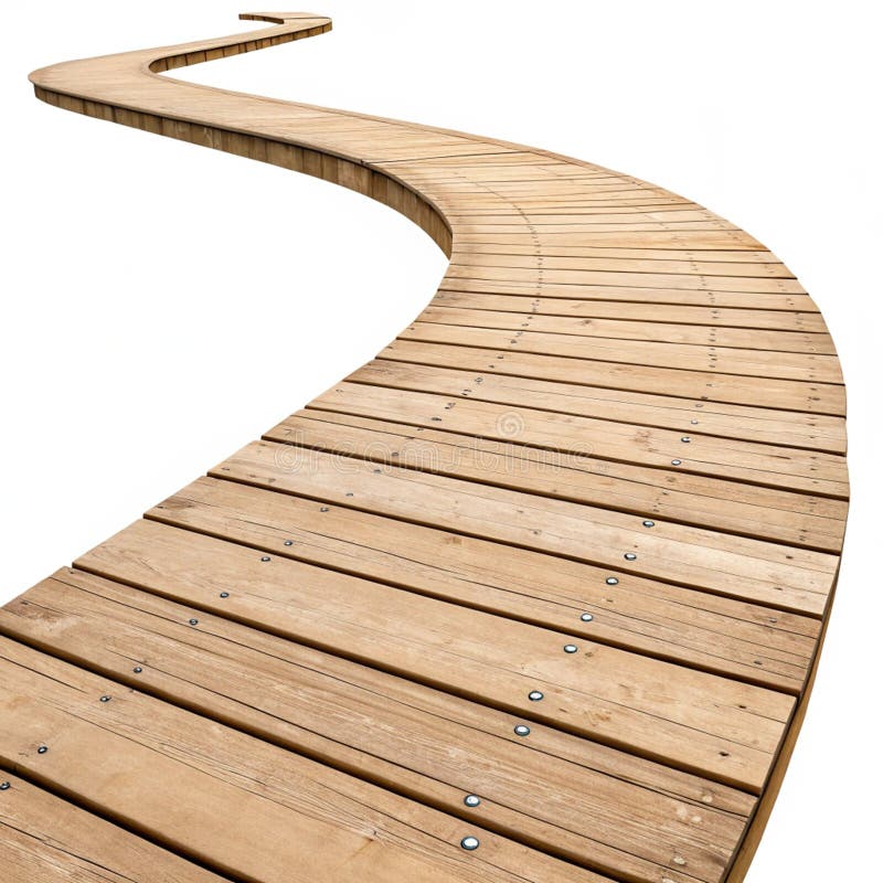 3D Wooden Direction Path Isolated on Transparent Background Stock ...