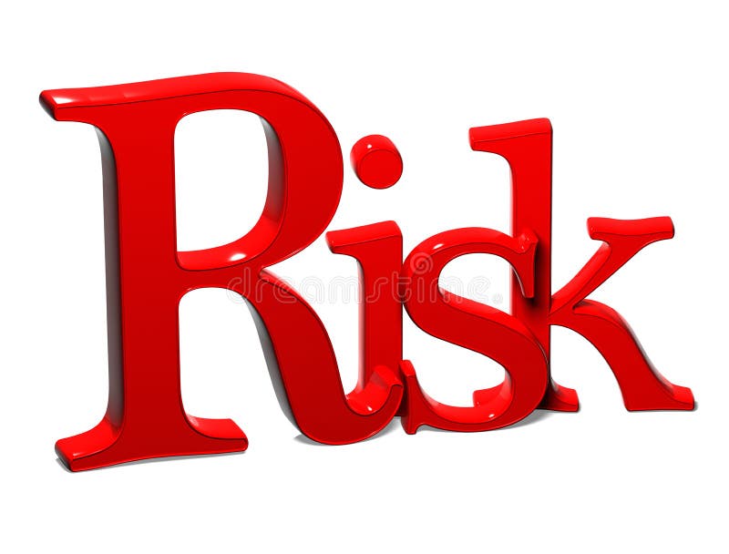 Word Risk on Yellow Background Stock Illustration - Illustration of ...