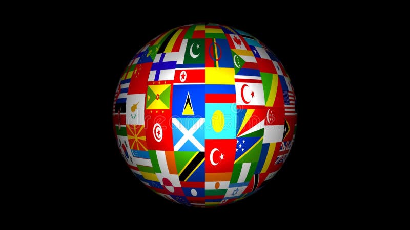 3d World Flags Globe