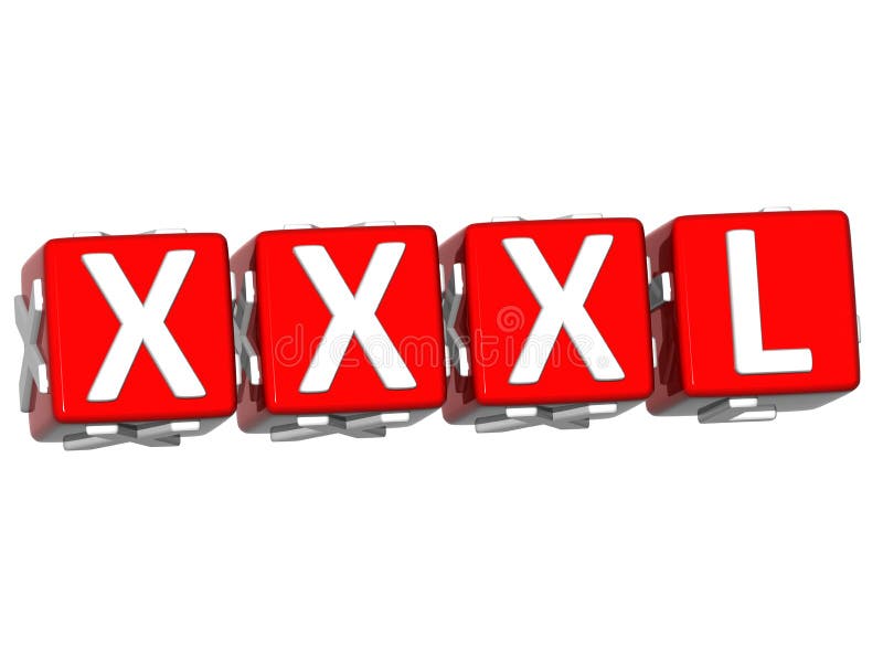 Xxxl Stock Illustrations – 260 Xxxl Stock Illustrations, Vectors ...