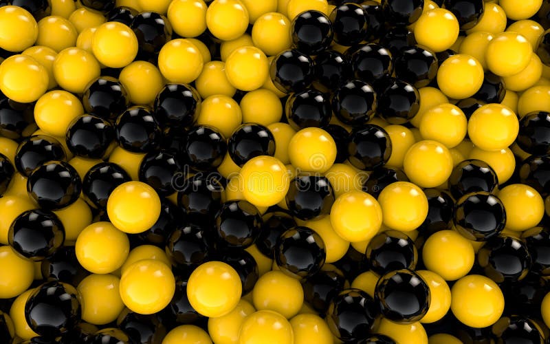 Black Balls Made in Paper Style with Red and White Inscription: Stock ...