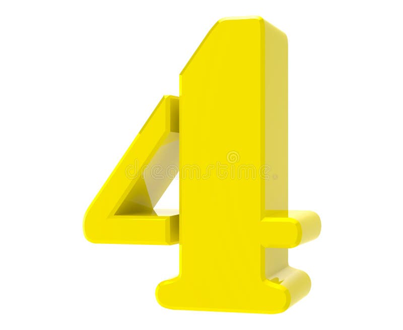 3d Yellow Number 1 EXPLANATION Word Isolated on White Background 3d ...