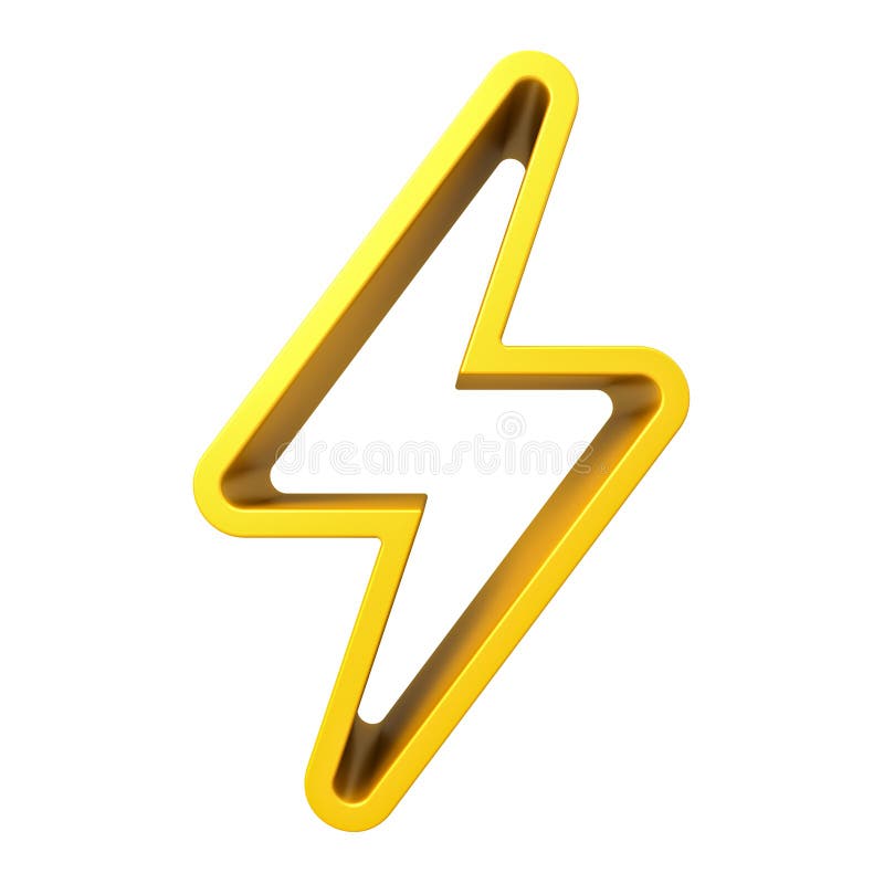 Lightning Icon stock illustration. Illustration of arrow - 227700011