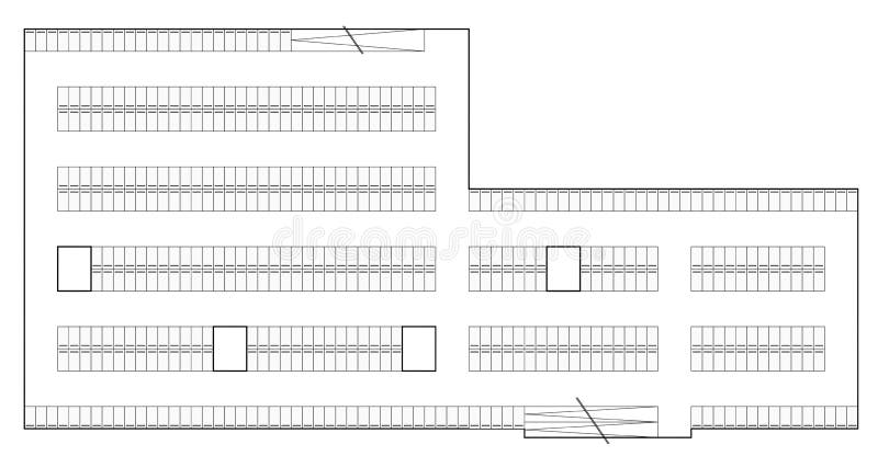 Basement Parking Layout With Columns