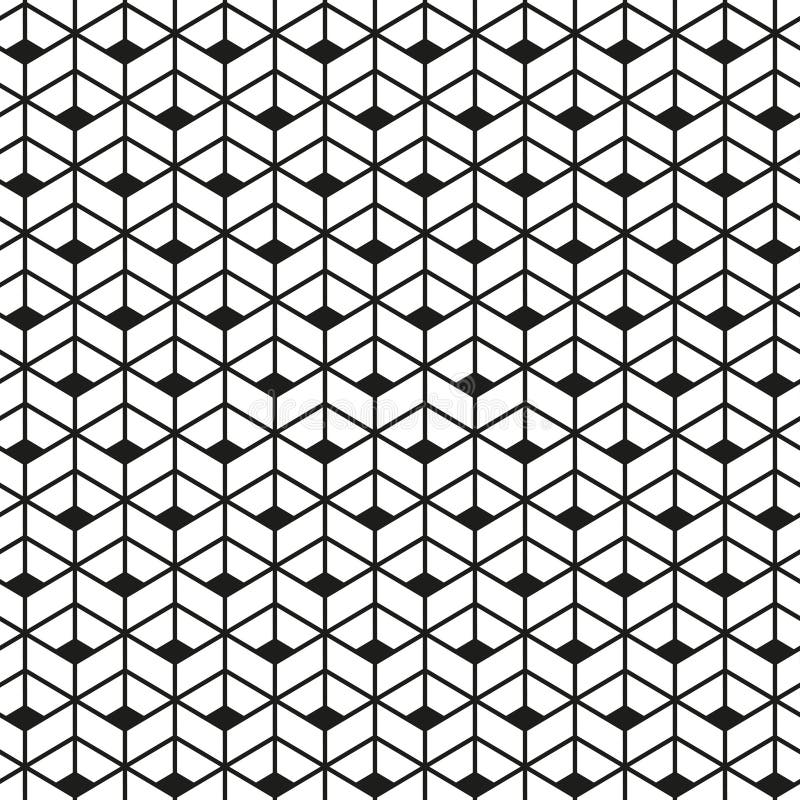 Seamless Abstract Geometric Vintage Rhombus Weave Pattern Stock ...