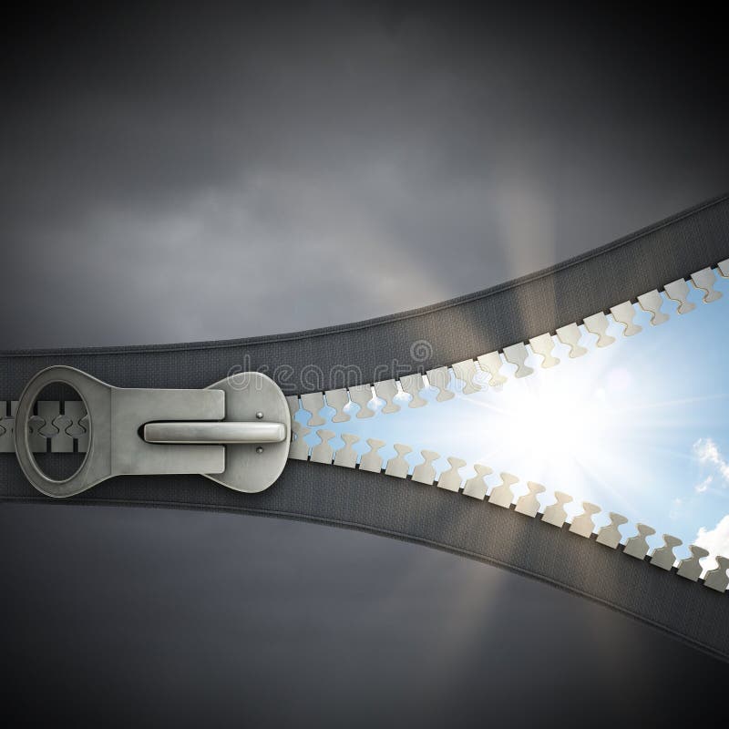 3 D zipper stock image. Image of fastening, clothing - 41648959