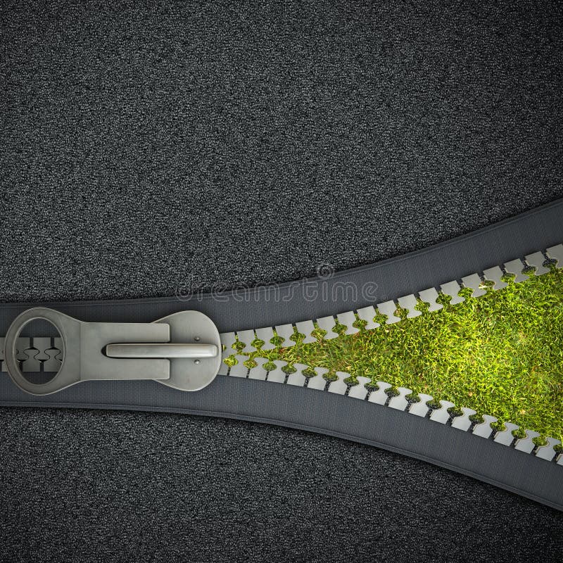 3 D zipper stock photo. Image of cloudy, meadow, concept - 41649174