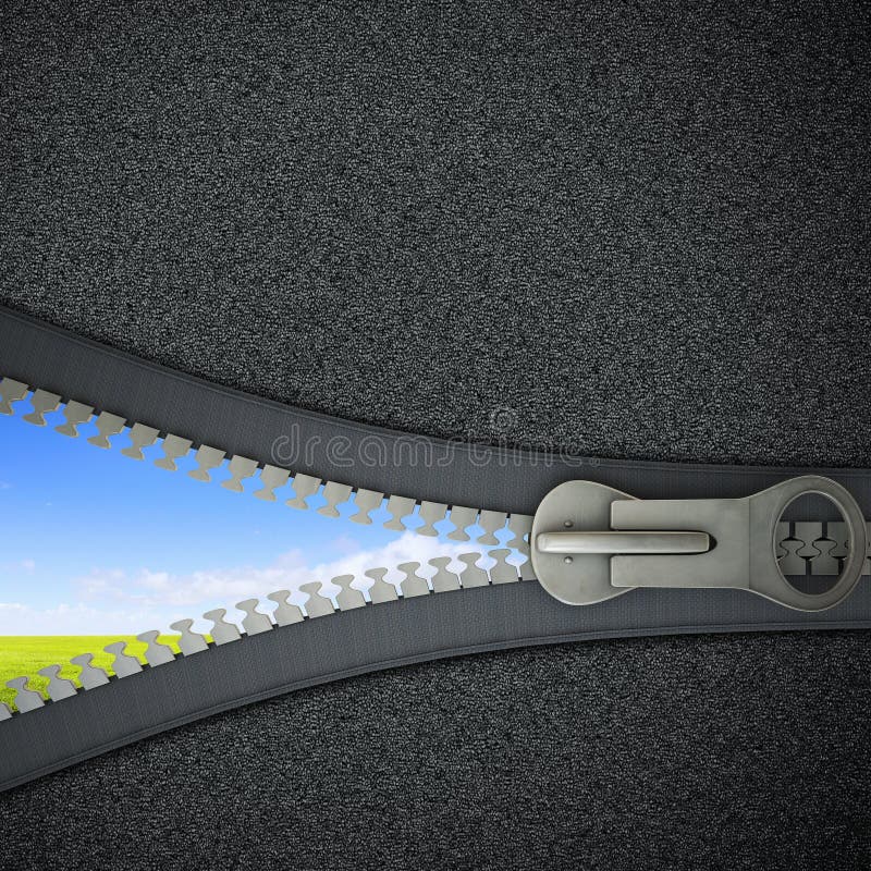 3 D zipper stock image. Image of join, cloudscape, cloudy - 41673695
