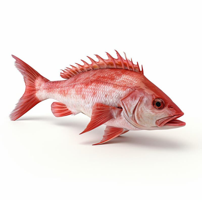 3d Zombie Red Mullet Full Body Isolated White Background Stock ...