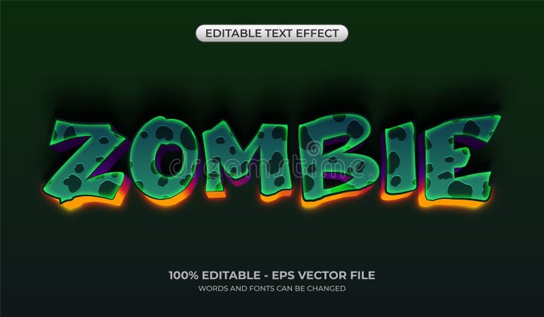 Zombie Effect Stock Illustrations – 726 Zombie Effect Stock ...