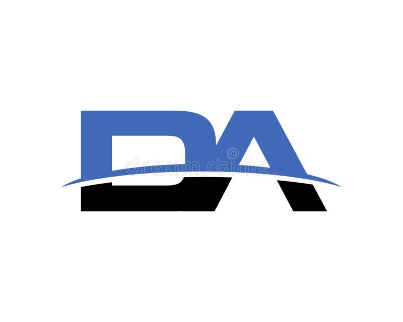 DA AD 2 logo icon template stock vector. Illustration of label - 301358556