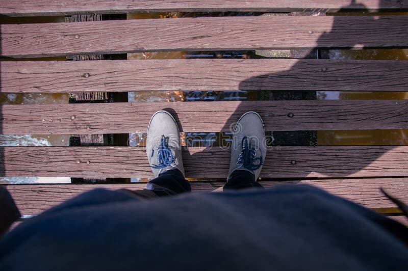 Da Feet stock image. Image of bridge, feet, wooden, foot - 97266325