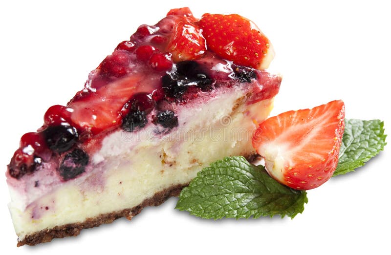 Da fruto el postre foto de archivo. Imagen de bueno, blanco - 12226482