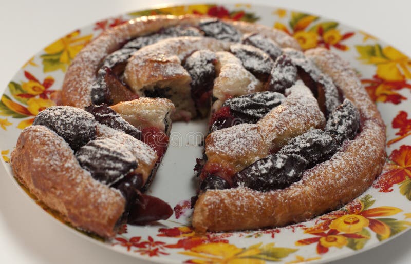 Da fruto el postre imagen de archivo. Imagen de crema - 47117753